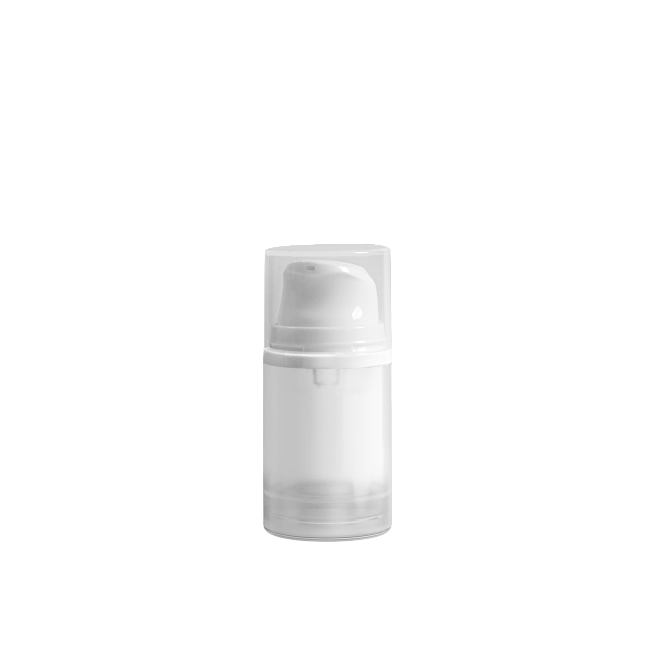 D07N-SINGLE AIRLESS PUMP BOTTLE NWN 15ML - Skincare Packaging | CTKCLIP